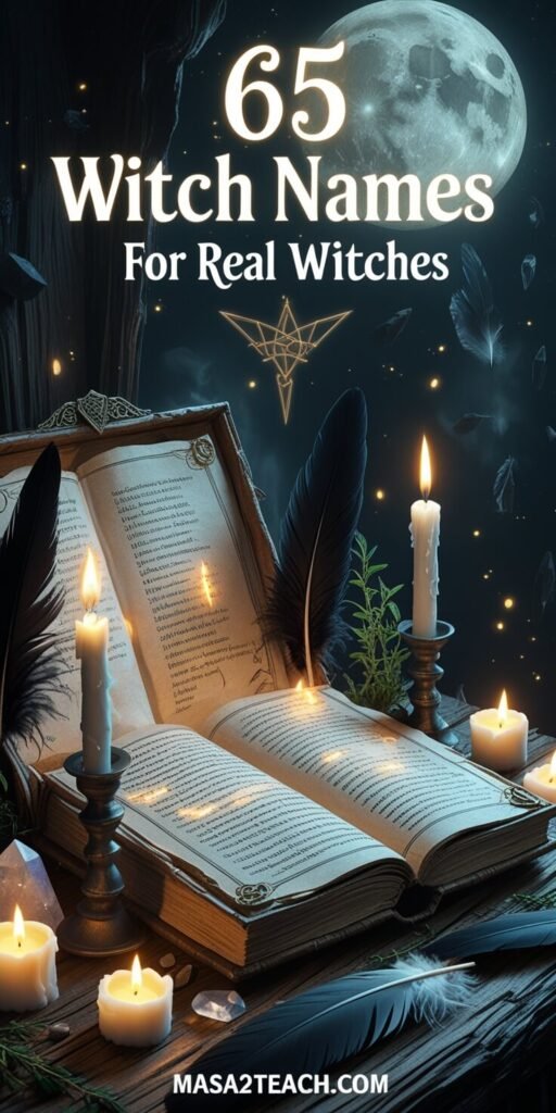 65 Unique Witch Names For Real Witches: Guide To Magical Identity