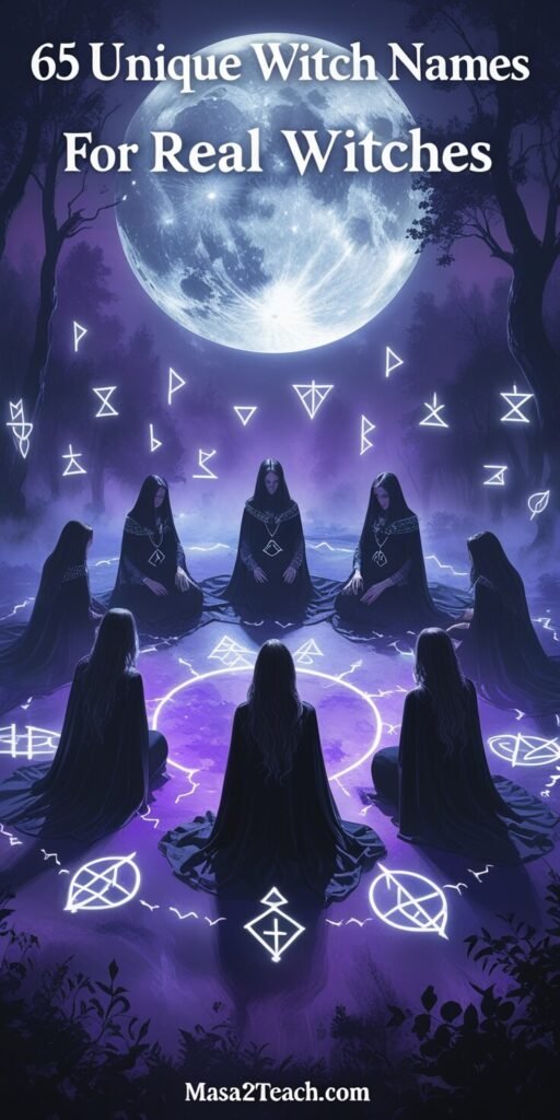 65 Unique Witch Names For Real Witches: Guide To Magical Identity